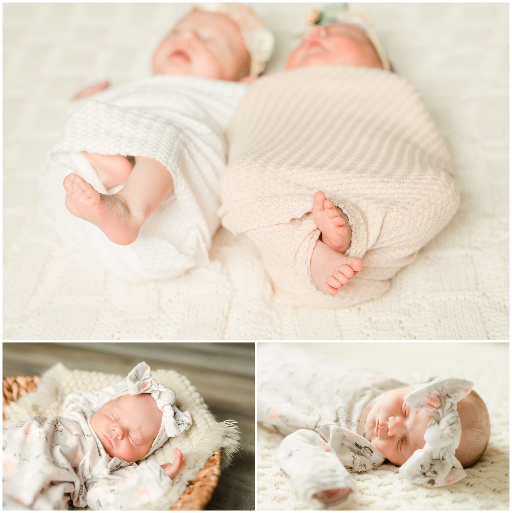 Reagan & Ryleigh Newborn Twins | wittmerphotography.net